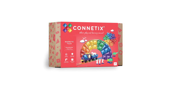 CONNETIX® Rainbow Mega Pack – 212 dielna magnetická stavebnica